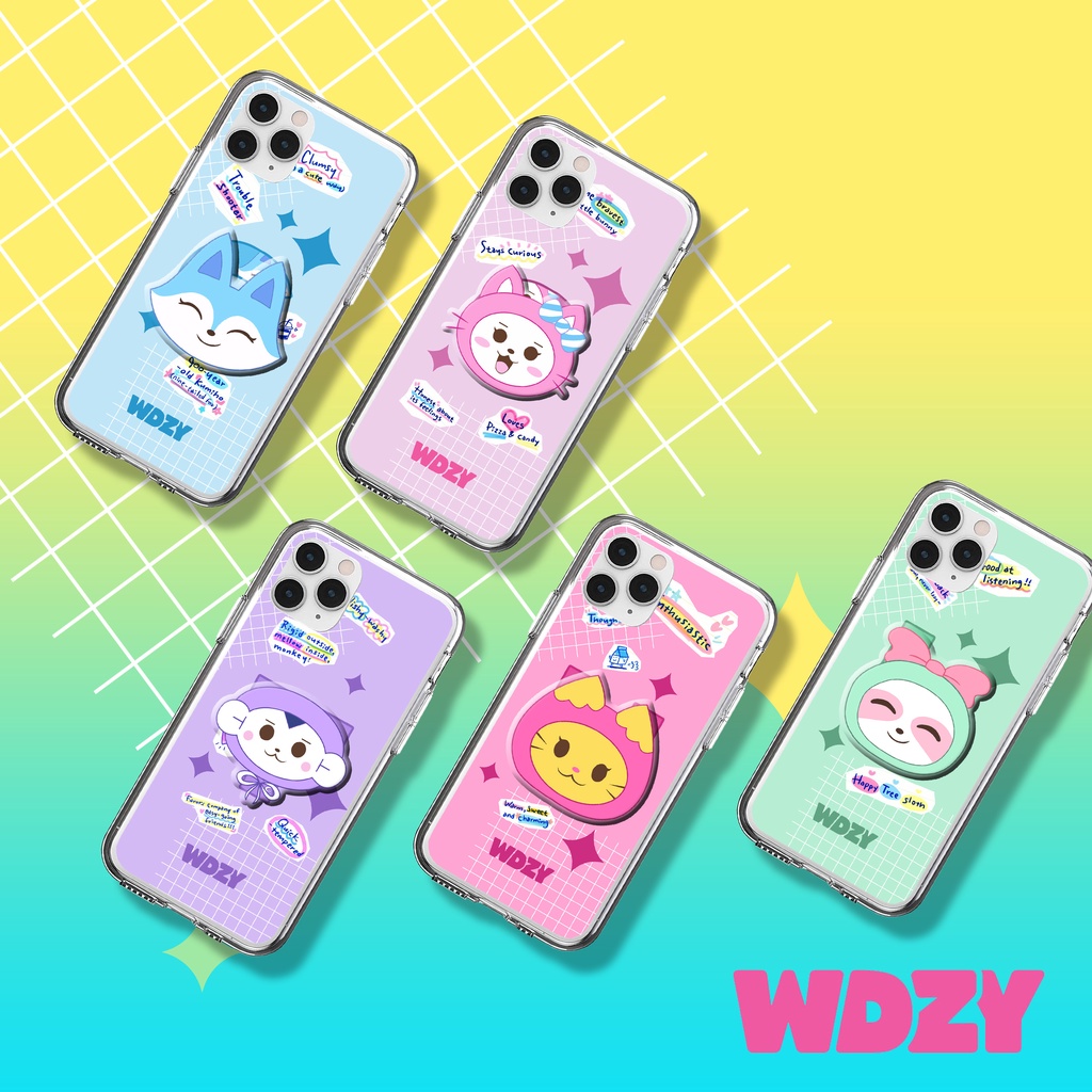 Jual WDZY ITZY AESTHETIC ANTICRACK PHONE CASE WITH GRIPTOK | Shopee ...