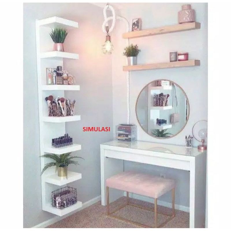 Jual Rak Gantung Susun / Rak Dinding gantung Minimalis Tempat Hiasan ...