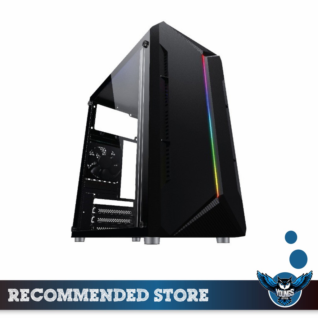 Jual CASE INFINITY F03 + PSU 250W | MATX | RGB FRONT & SIDE ACRYLIC ...
