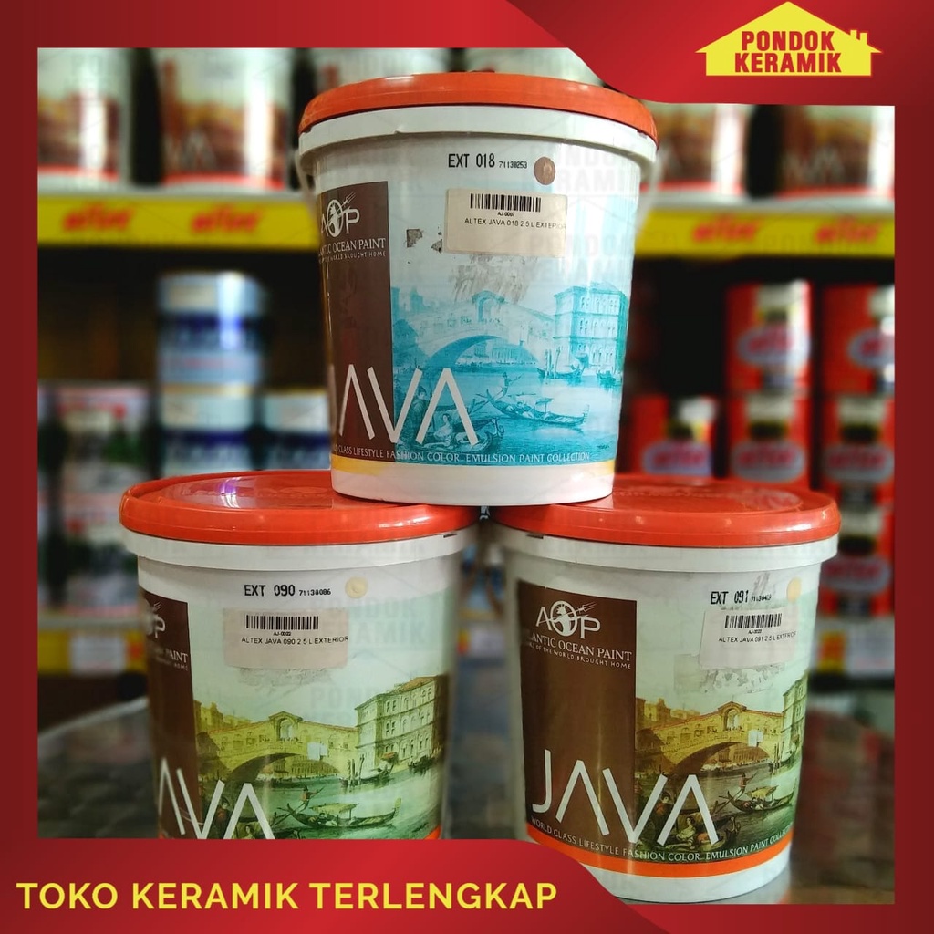 Jual Cat Tembok Exterior Altex Java 2.5 Ltr | Shopee Indonesia
