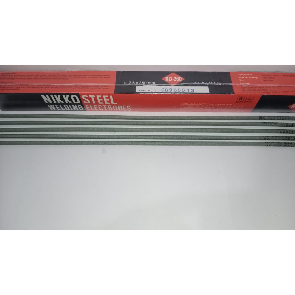 Jual NIKKO STEEL RD-260 2MM KAWAT LAS RD260 KEMASAN 1 KG | Shopee Indonesia
