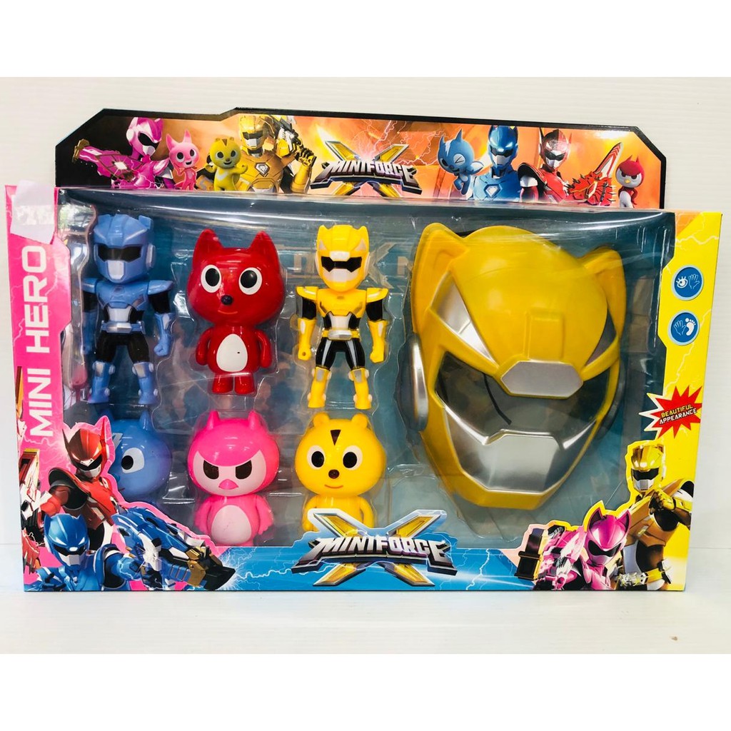Jual GENIUSKIDS MAINAN ANAK MINIFORCE TOPENG ROBOT / FORCE MINI HERO ...