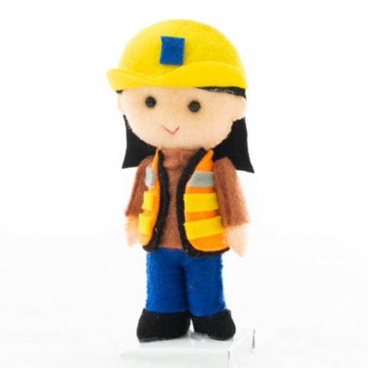 Jual Boneka Profesi Teknik Cewek Boneka Flanel | Shopee Indonesia