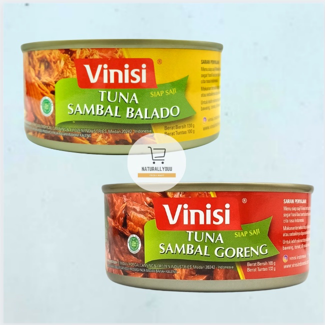 Jual Vinisi Tuna Sambal Balado / Sambal Goreng 130gr (Spicy Chili/Fried ...
