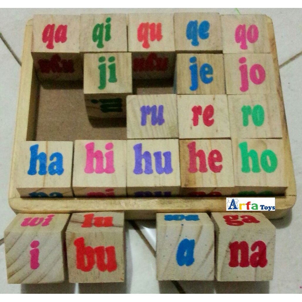 Jual Balok Baca Membaca Suku Kata | Shopee Indonesia