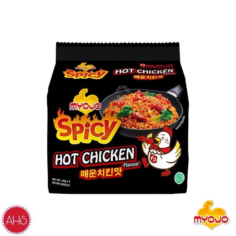 Jual MYOJO Spicy Instant Noodles - Hot Chicken 5s x 80g [ PACK ...