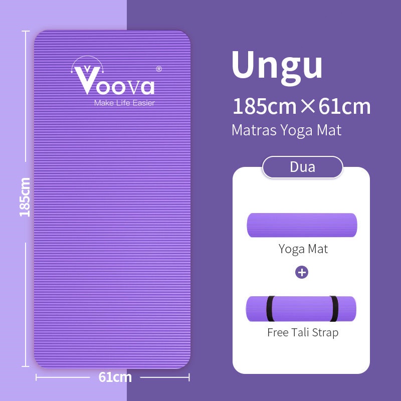 Jual Matras Friendly Yoga Mat Anti Slip Tebal Premium Matras Olahraga ...