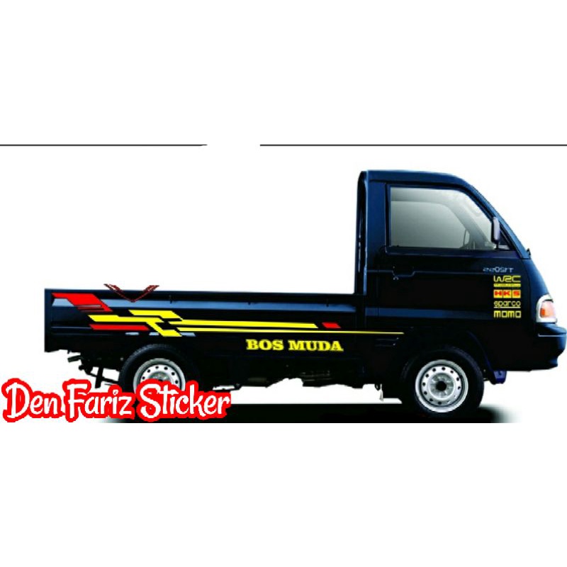 Jual Stiker Mobil Pic Up Stiker Mobil Keren Stiker Mobil Bos Muda Shopee Indonesia