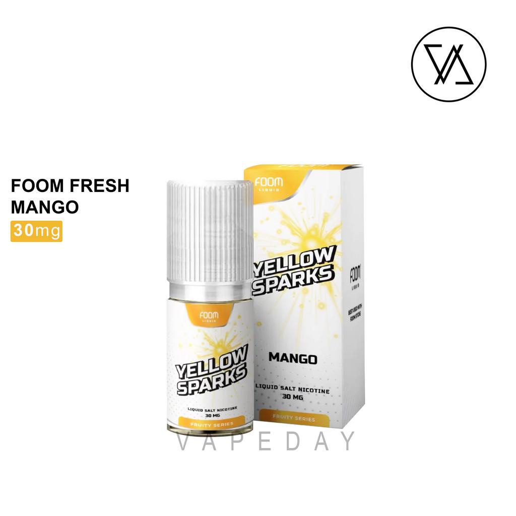 Jual SaltNic FOOM Mango Yellow Sparks V1 Blasty Mango 30ml by FOOM Lab ...