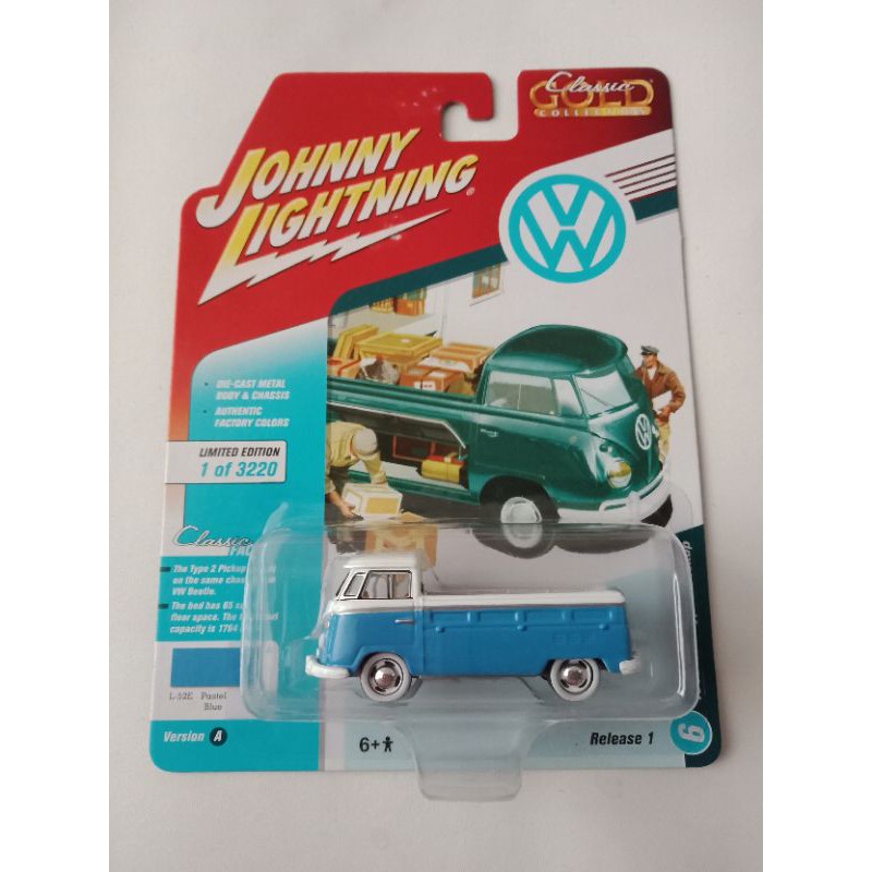 Jual Johnny Lightning 1965 VW Type 2 Pickup | Shopee Indonesia