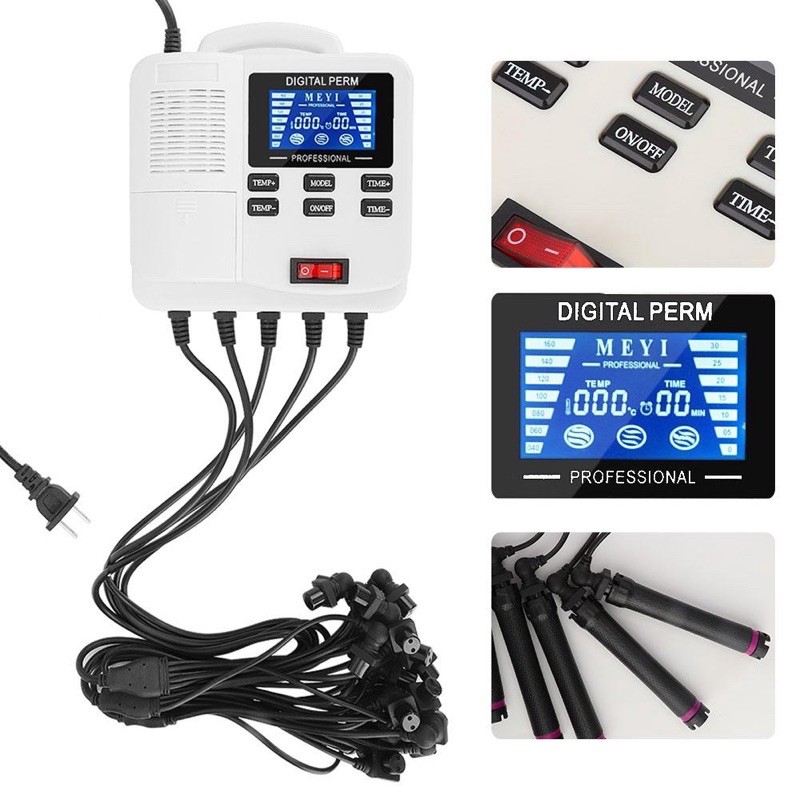 Jual ALAT KERITING RAMBUT / PTC DIGITAL PERM / CURLY PERMANEN / ROLL ...