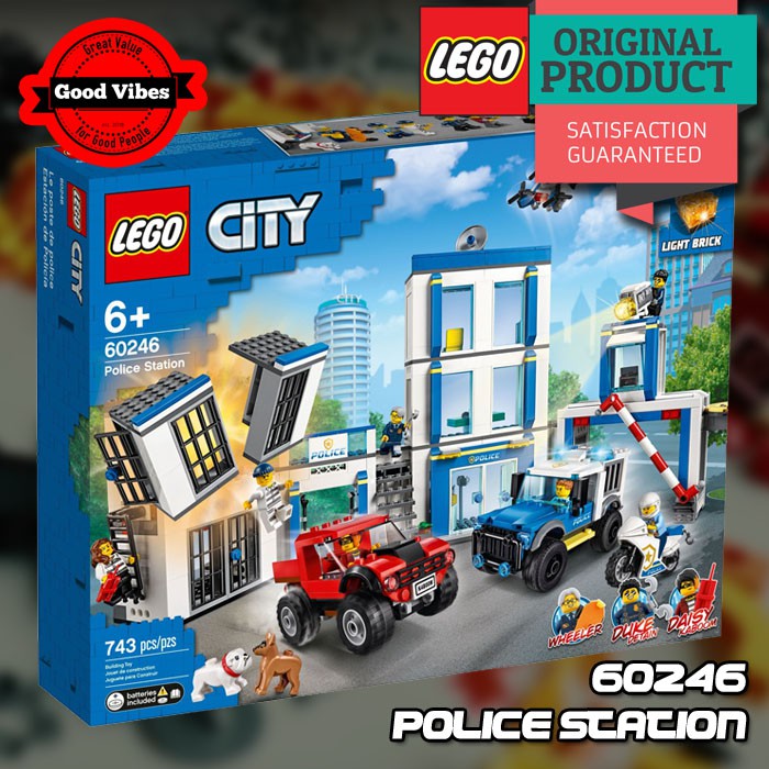 Jual LEGO Original CITY 60246 Police Station - Mainan Anak Edukasi ...