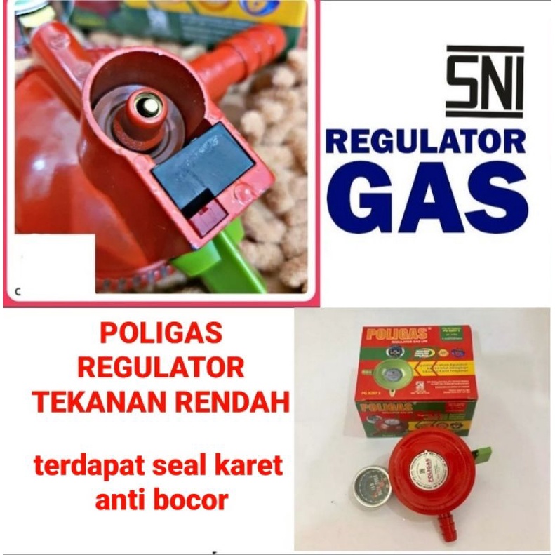 Jual regulator poligas tekanan rendah meter,SNI | Shopee Indonesia