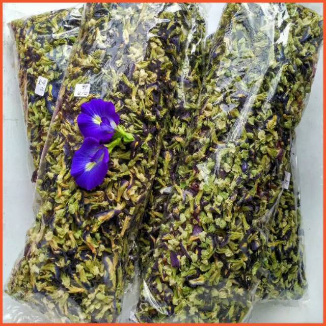 Jual Organik Bunga Telang Kering Kemasan 1kg | Shopee Indonesia