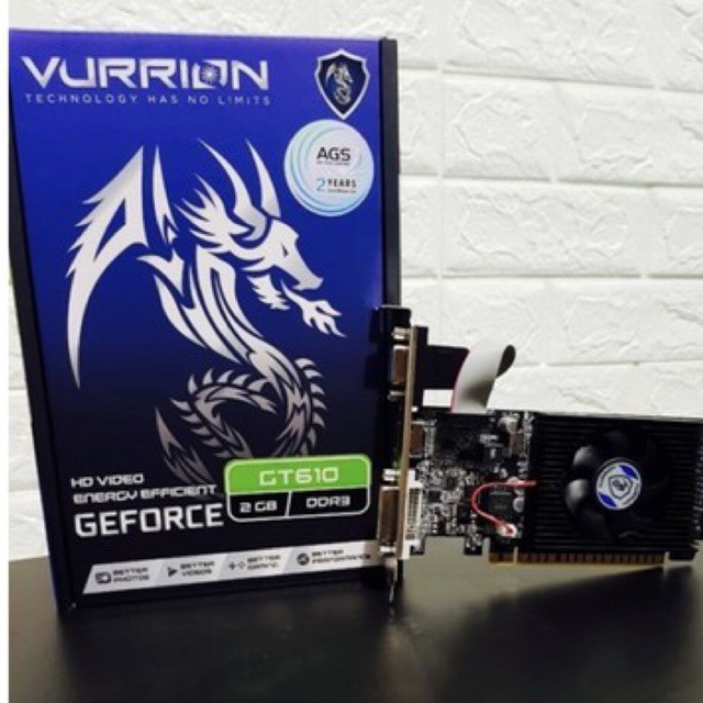 Jual VGA GAMING VURRION GT 610 64bit DDR3 2GB | Shopee Indonesia