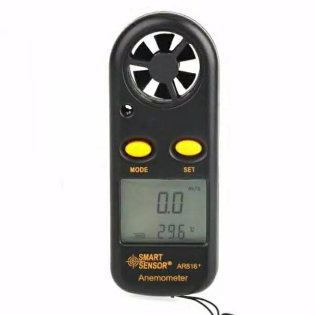 Jual Anemometer Digital Electronic Air Flow Smart Sensor AR-816 | Shopee Indonesia