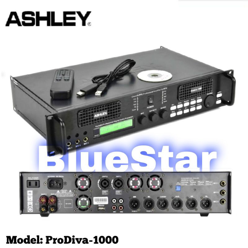 Jual Amplifier Digital Ashley Pro Diva 1000 Original Processor Ashley ...