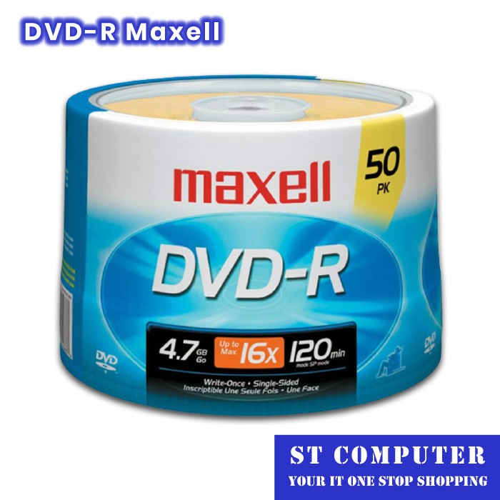 Jual DVD-R Blank Maxell 16x / Harga per Keping | Shopee Indonesia