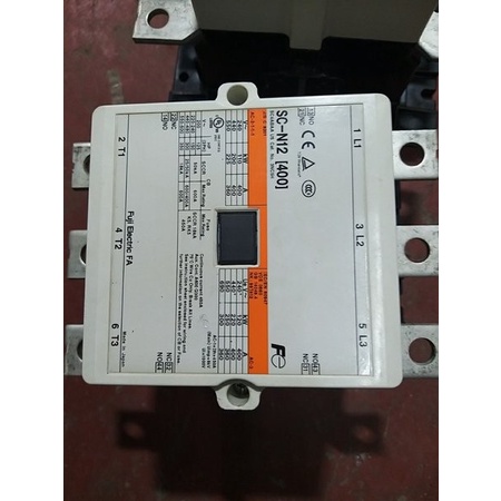 Jual MAGNETIC CONTACTOR - KONTAKTOR SC-N12 FUJI ELECTRIC sc-12n scn12 ...