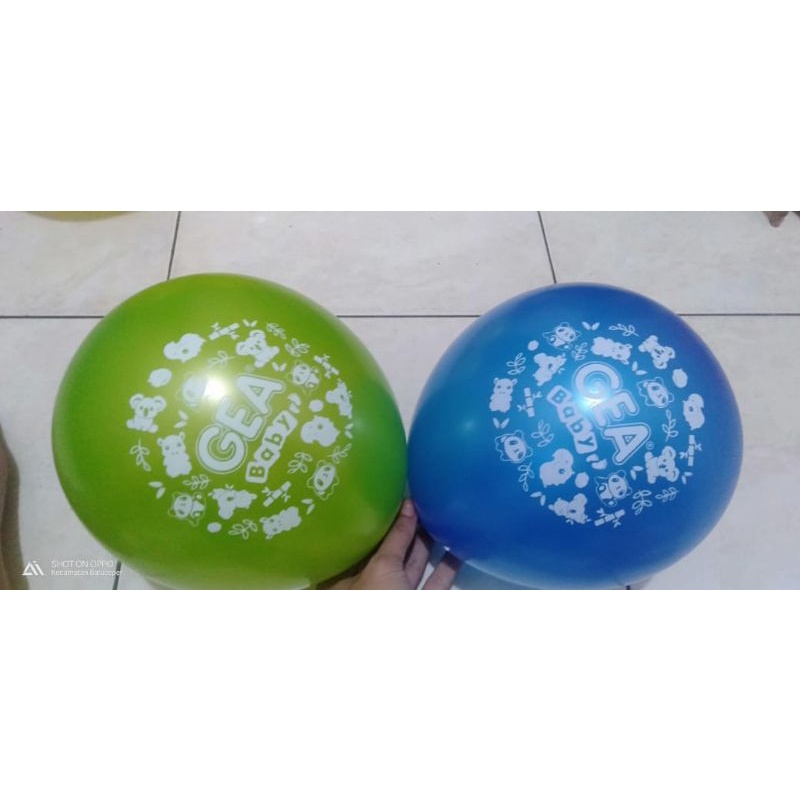 Jual Balon sablon logo GEA BABY, Balon Printing, Balon Sablon Murah ...