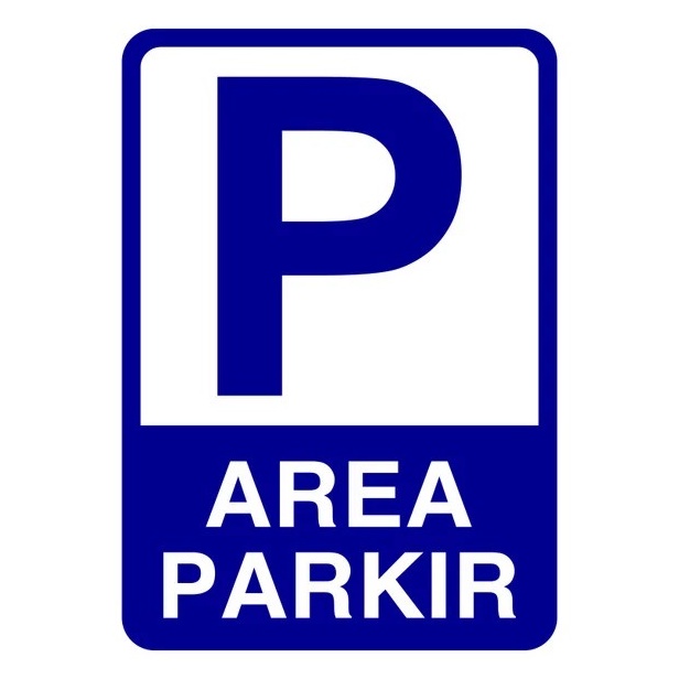 Jual Rambu Area Parkir Model Kotak 45cm x 60cm | Shopee Indonesia