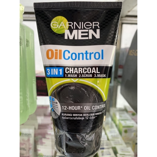 Jual Garnier Men Oil Control 3 In 1 Charcoal | Shopee Indonesia