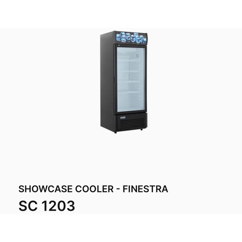 Jual Promo Showcase Cooler 1 Pintu Modena tipe SC-1203 ( 200 liter ...