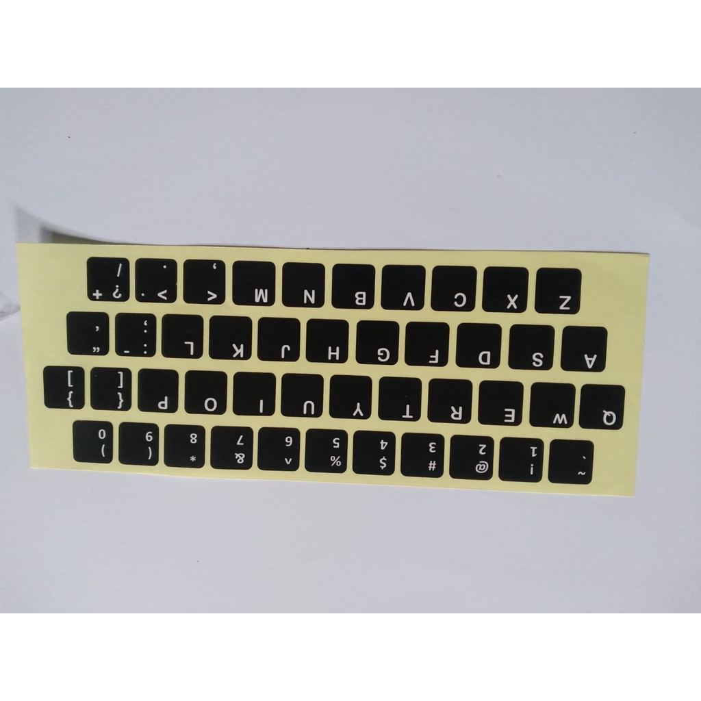 Jual Sticker Keyboard english internasional qwerty abjad bahasa ...