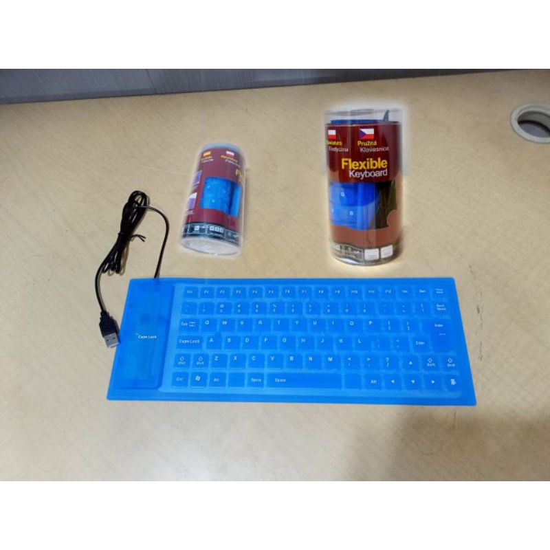 Jual Keyboard Flexible Silicone Keyboard Fleksibel Anti Air Murah ...