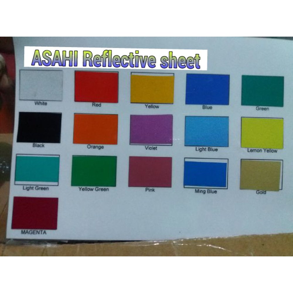 Jual Sticker Asahi Reflective Sheet | Shopee Indonesia