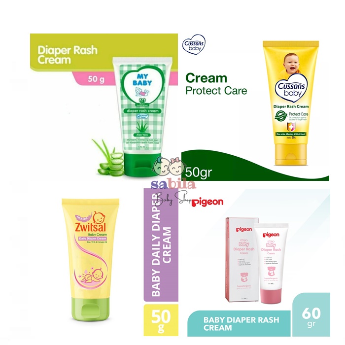 Jual ZWITSAL BABY DAILY DIAPER CREAM / DIAPER RASH CREAM 50/60GR ...