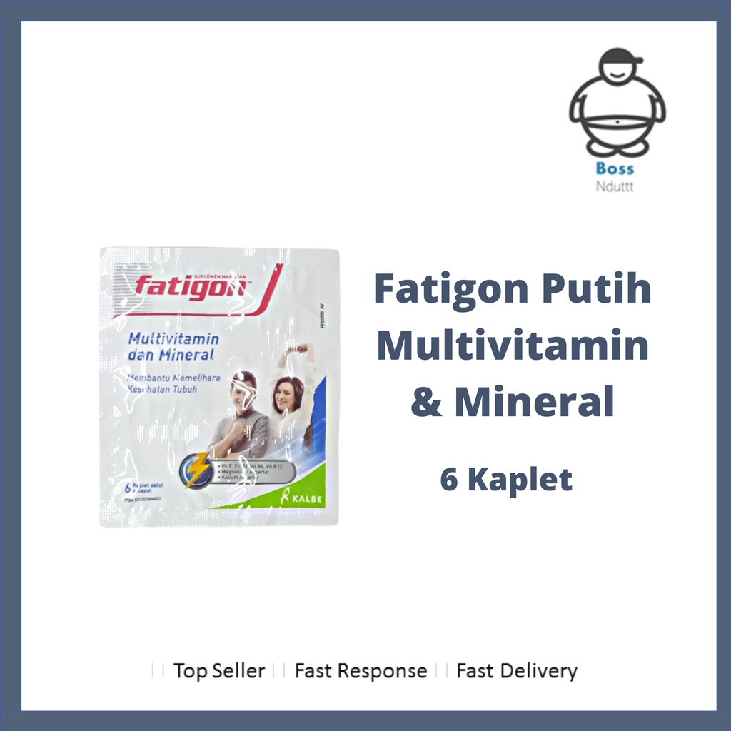 Jual Fatigon Putih Multivitamin Mineral strip | Shopee Indonesia