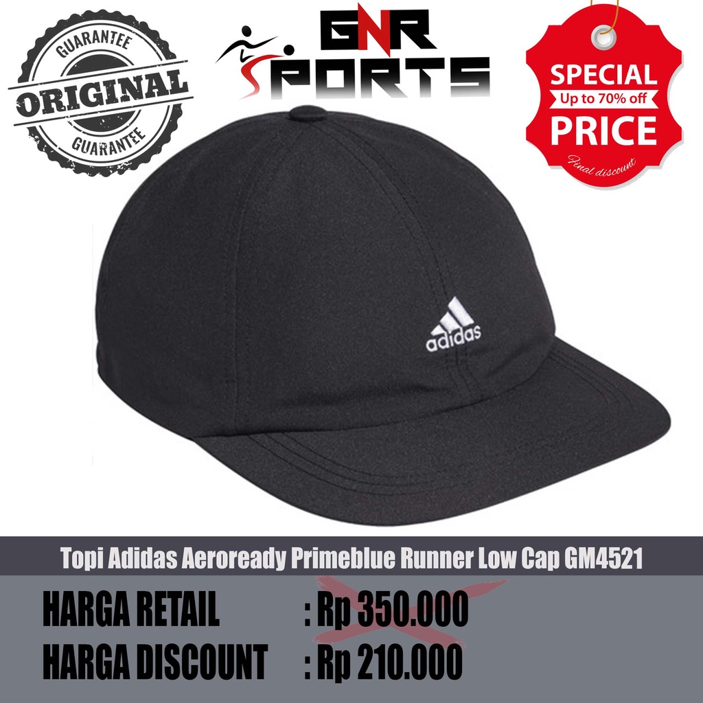 Jual Topi Adidas Aeroready Primeblue Runner Low Cap GM4521 Original 100 ...