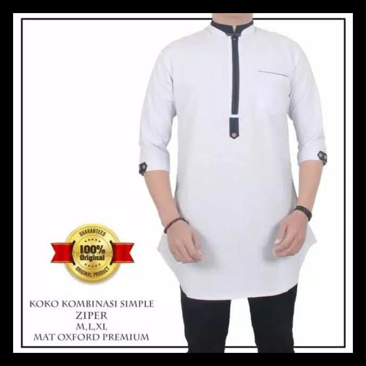 Jual Baju Koko Pria Gamis Kurta Pakistan Baju Takwa Cowok Slimfit ...