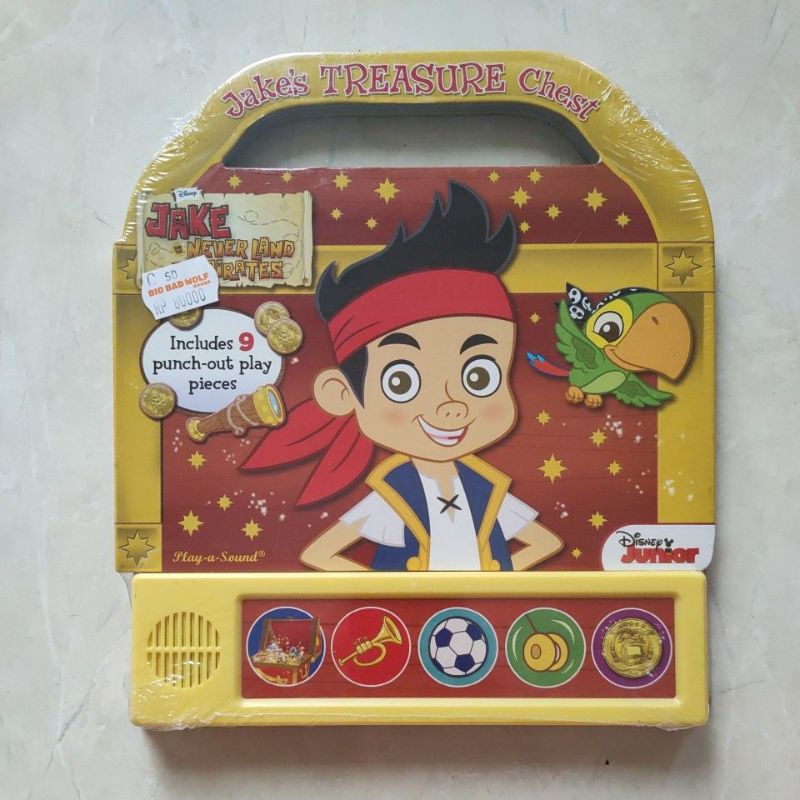 Jual Jake never land pirates treasure chest music sound book | Shopee ...