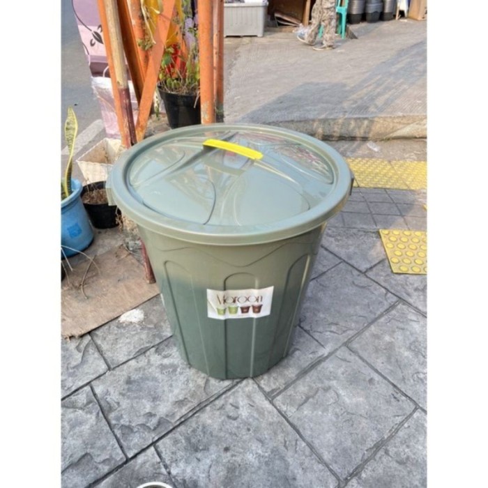 Jual Ember Plastik Jumbo Besar Great Maroon 100L / Tong Air Besar 100 ...