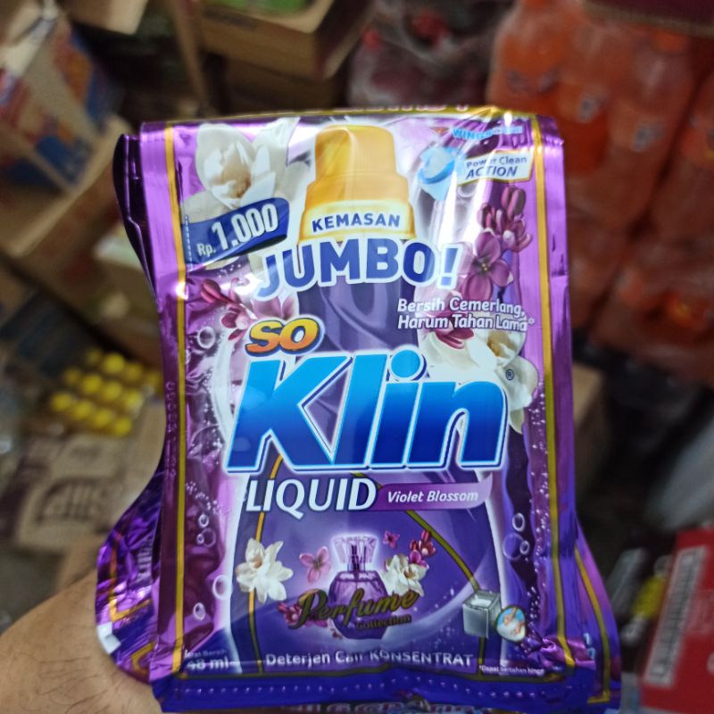 Jual Soklin Liquid Kemasan Jumbo Warna Ungu 48 Ml | Shopee Indonesia