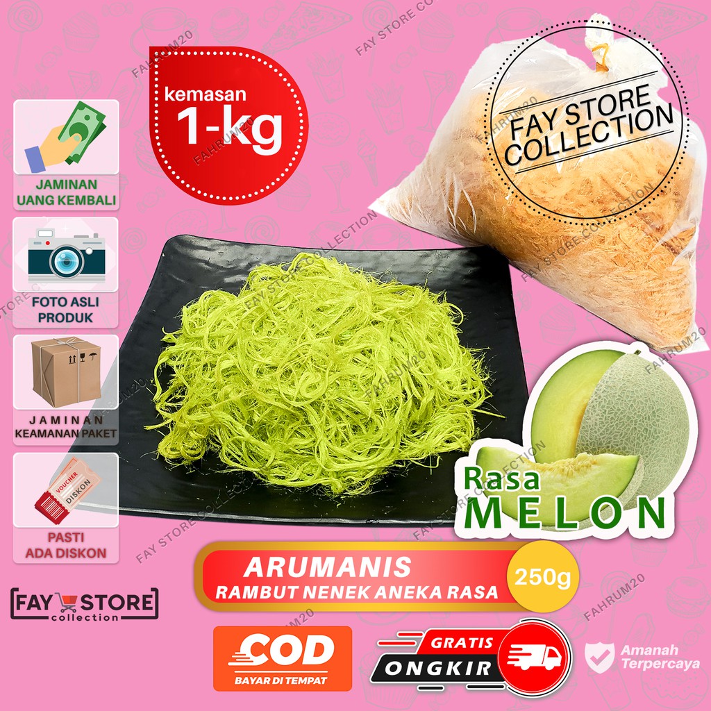 Jual Rambut Nenek Arum Manis 1kg Arumanis Aromanis Gulali Arbanat ...