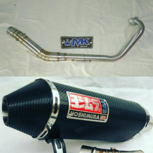 Jual fullsystem Knalpot Racing yamaha R15 xabre byson tiger revo gsx ...