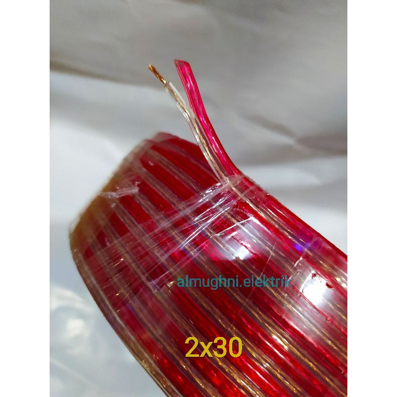 Jual kabel listrik transparan kabel serabut body besar kabel audio ...