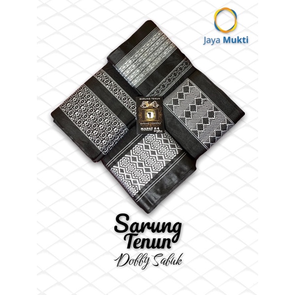 Jual Sarung Tenun Hitam Polos Premium Motif Dobby Sabuk Ukuran Dewasa ...
