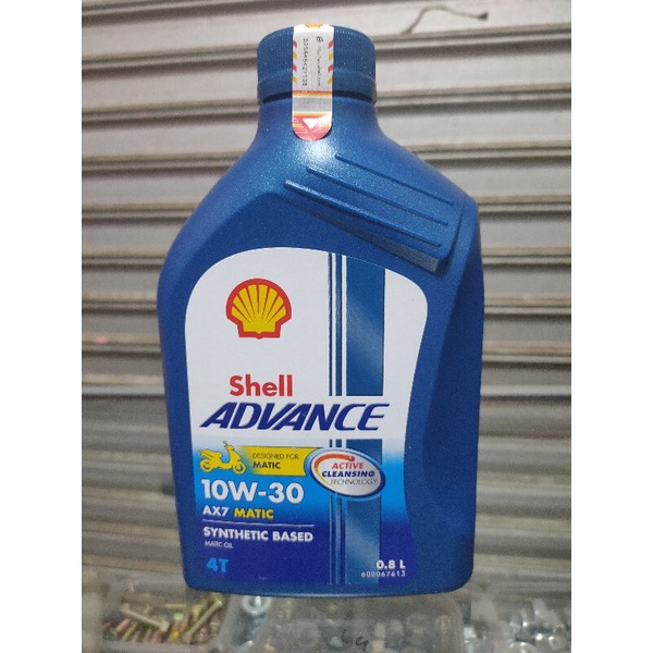 Jual shell advance ax7 0,8 10w-30 (ORIGINAL) | Shopee Indonesia