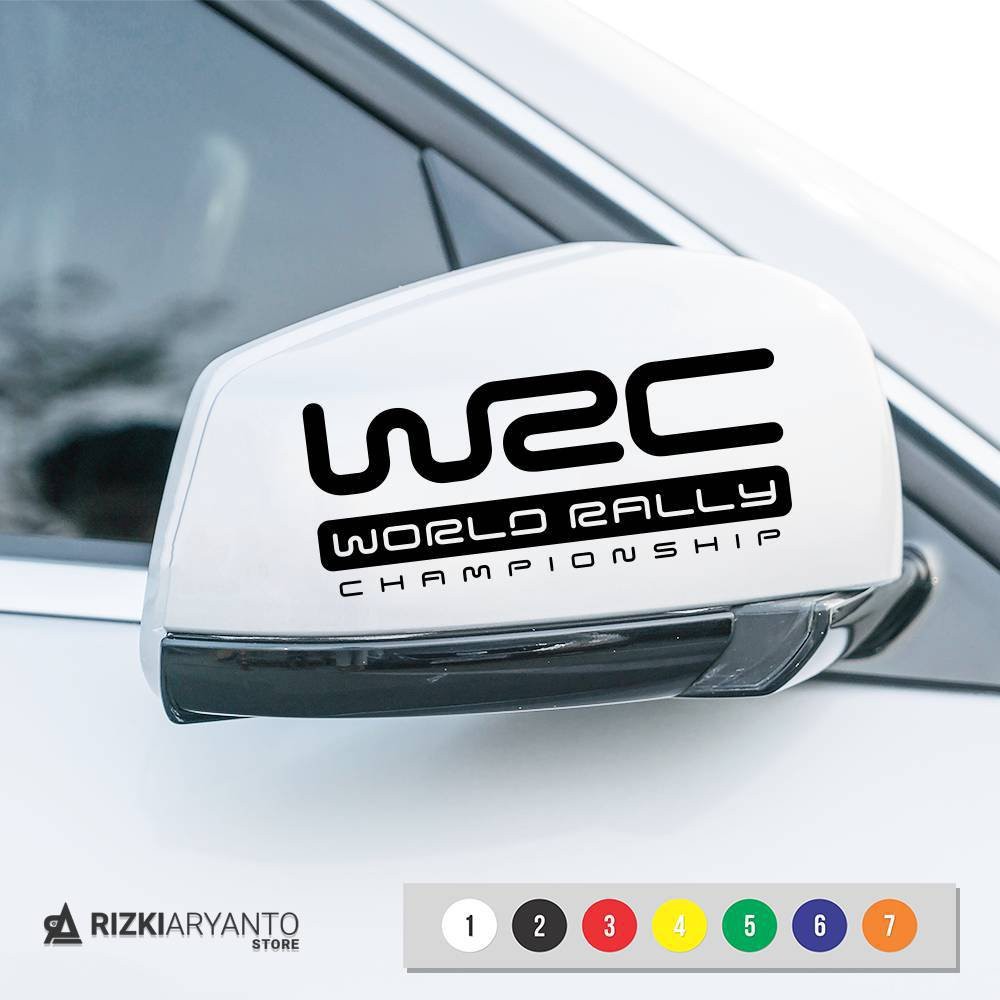 Jual Stiker Spion Mobil WRC World Rally Championship Sticker | Shopee ...