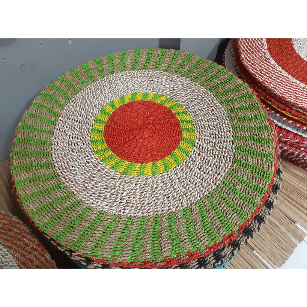 Jual UK 100cm / RUG SEAGRASS / KARPET anyaman/KARPET BULAT /FLOOR MAT ...