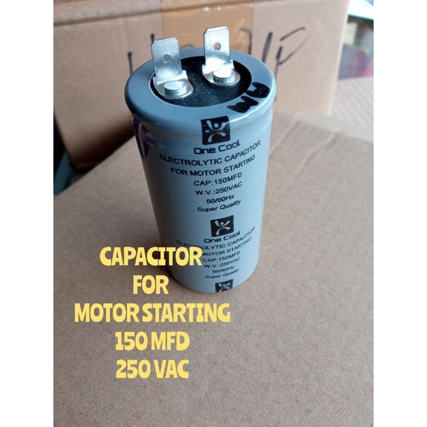 Jual CAPACITOR CAPASITOR KAPASITOR MOTOR STARTING 150 MFD 250 VAC ...