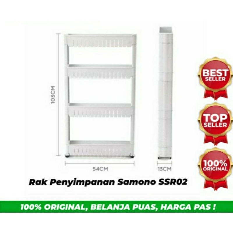 Jual Rak Susun Serbaguna 4 Tingkat Samono SSR02 | Shopee Indonesia
