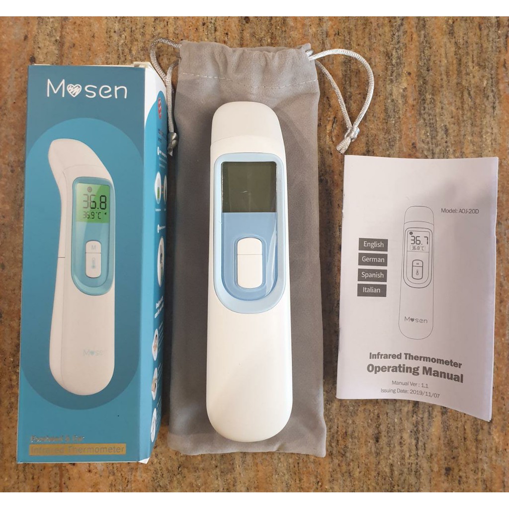 Jual Thermogun Digital Infrared Pengukur Suhu - Dewasa/Anak/Telinga ...