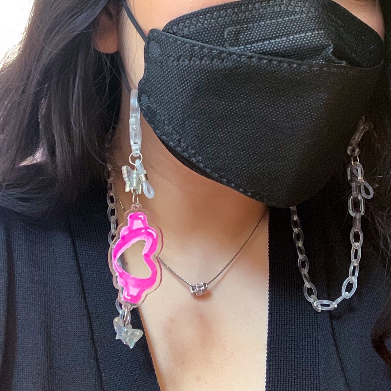 Jual Heart Robbed Mask Chain ( Tali Masker ) | Shopee Indonesia