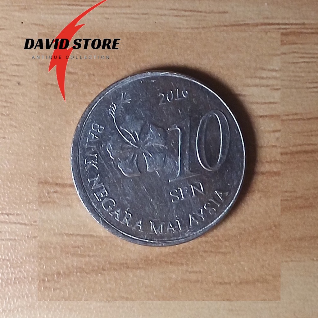 Jual Uang Koin Logam 10 Sen Malaysia Kuno Jadul Antik | Shopee Indonesia