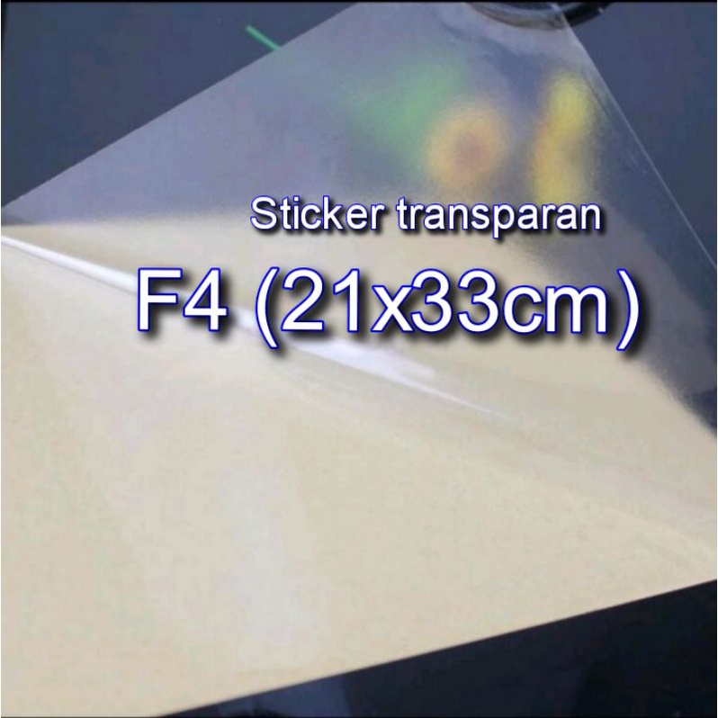 Jual Sticker vinyl transparan F4 | Shopee Indonesia
